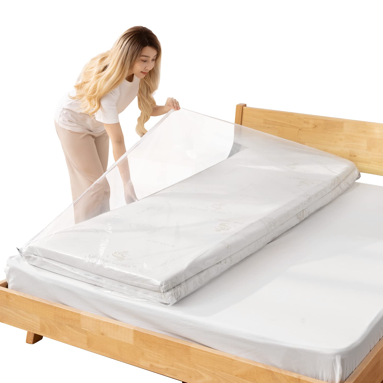 Mattress Vacuum Bag, 240x120cm Space Saver Vacuum Storage Bags,Oversized Vacuum Bags,Twin Mattress Vacuum Bag King, Mattress Bag Vacuum Sealer Bag for Memory Foam Mattress Moving Shipping Storage (1)