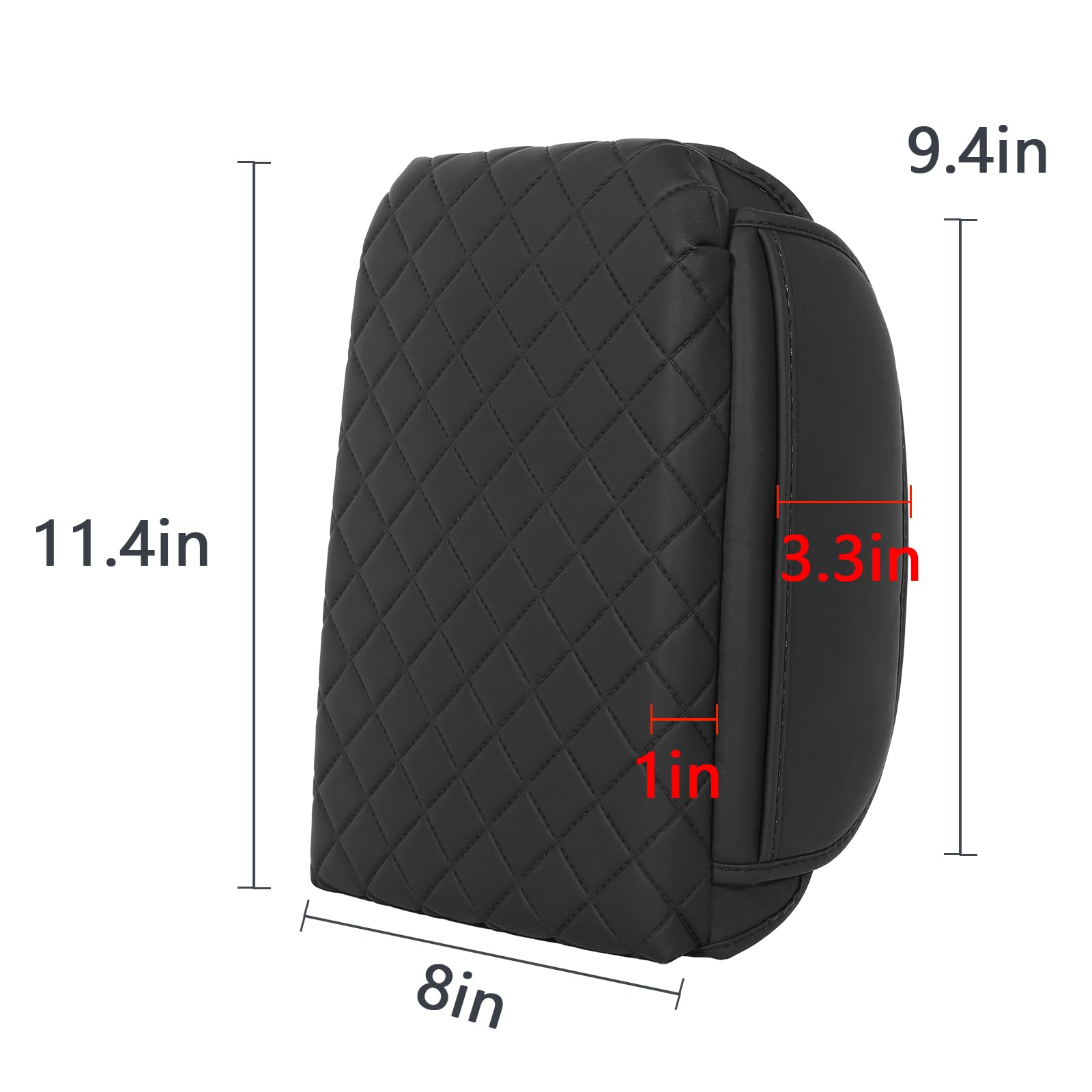 Console Cushion Cover for Toyota Tacoma 2016-2023 SR SR5 Off-Road PreRunner TRD-Sport pro Limited Tacoma Organizer Armrest Storage Box Cover Tacoma Interior Accessories