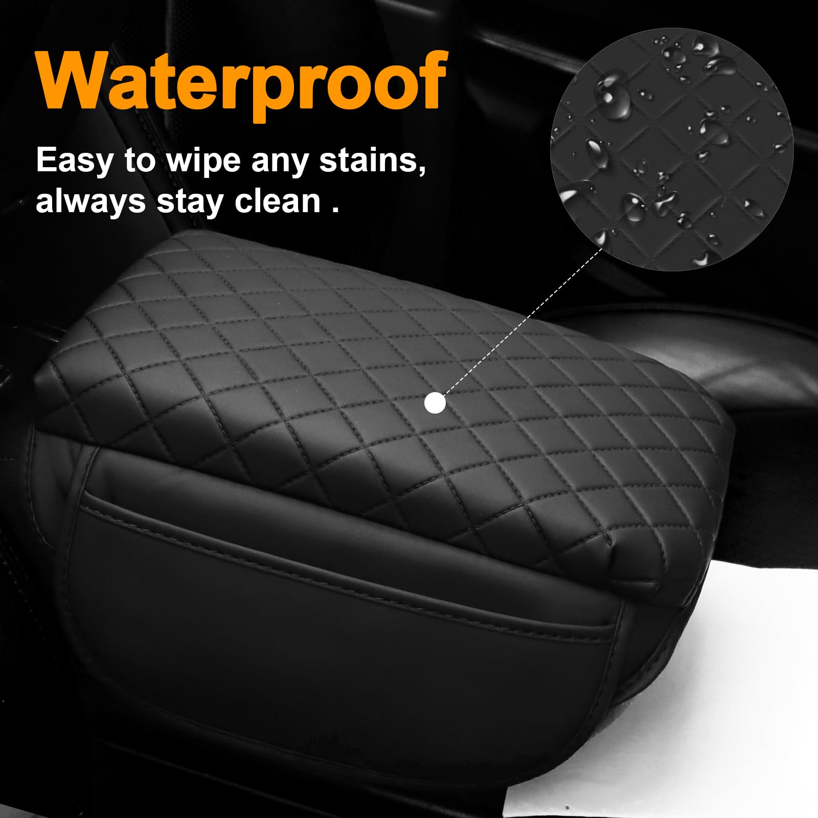 Console Cushion Cover for Toyota Tacoma 2016-2023 SR SR5 Off-Road PreRunner TRD-Sport pro Limited Tacoma Organizer Armrest Storage Box Cover Tacoma Interior Accessories