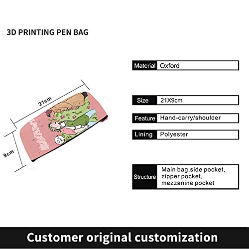 Heartstopper Backpack Merch Anime Bookbag High Street TV Show Cosplay Pencil Case Casual 3D Three-piece Sets (WP08331)