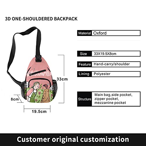 Heartstopper Backpack Merch Anime Bookbag High Street TV Show Cosplay Pencil Case Casual 3D Three-piece Sets (WP08331)