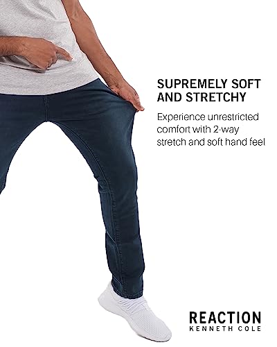 Kenneth Cole Reaction Mens Jeans Slim Fit - 2-Way Stretch Denim Jeans for Men Slim Fit - Mens Stretch Jeans (Duffield, 32x30)