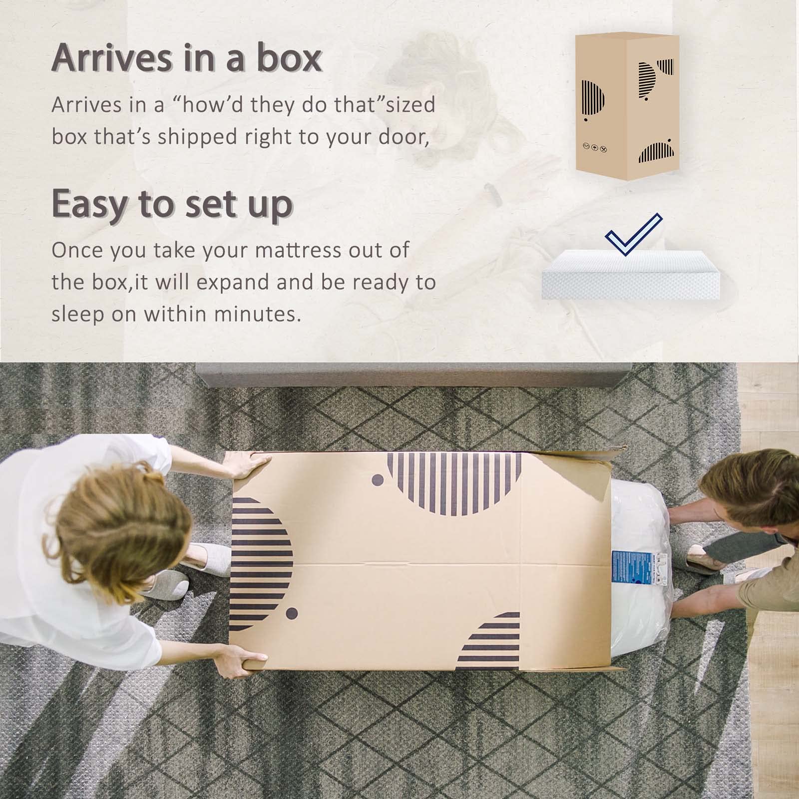 TMEOSK Full Size Mattress, 10inch Full Gel Memory Foam Mattress for Cool Sleep & Pressure Relief, Medium Firm Mattress in a Box, CertiPUR-US Certified (Full)