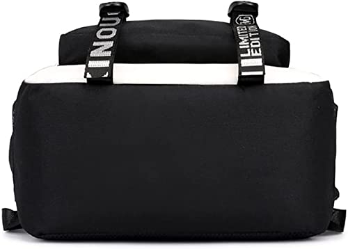 Anzeho Anime Attack on Titan Backpack Wings of Freedom Laptop Backpack Fit 15.6 Inch Schoolbag Bookbag Work Bag with USB Charging Port, Black-1