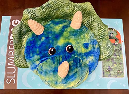 Golden Pyramids Hugfun Kids Animal Bag (Green Triceratops)
