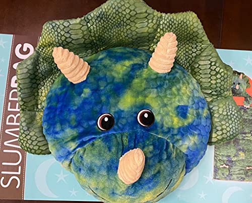Golden Pyramids Hugfun Kids Animal Bag (Green Triceratops)
