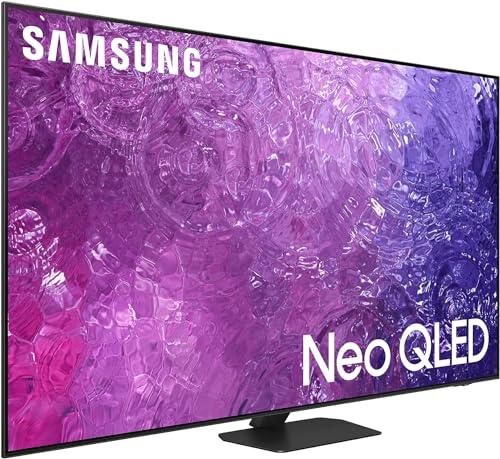 Samsung QN55QN90CAFXZA 55 Inch Neo QLED Smart TV with 4K Upscaling with a 5S-4KHD2-2.5M V-Series 2.5m Premium 4K HDR HDMI Braided Cable (2023)