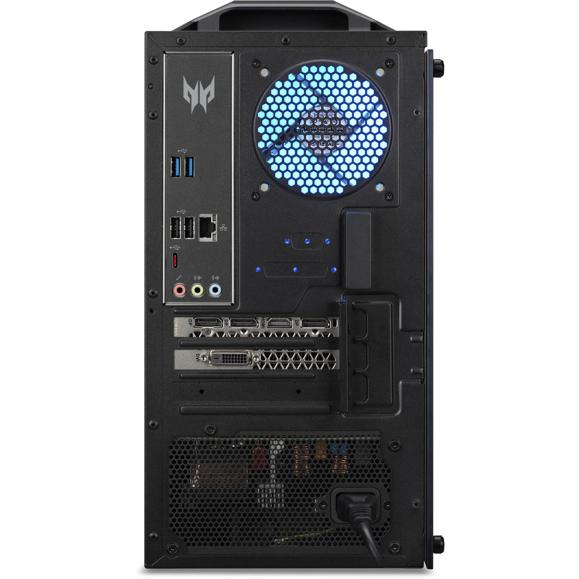 acer Predator PO3-630 Gaming Desktop PC (Intel i7-11700 8-Core 2.50GHz, 64GB RAM, 2TB SATA SSD, GeForce RTX 3070 8GB, WiFi 6, BT 5.1, Backlit KB, RJ-45, Win10Pro) w/Dockztorm Dock