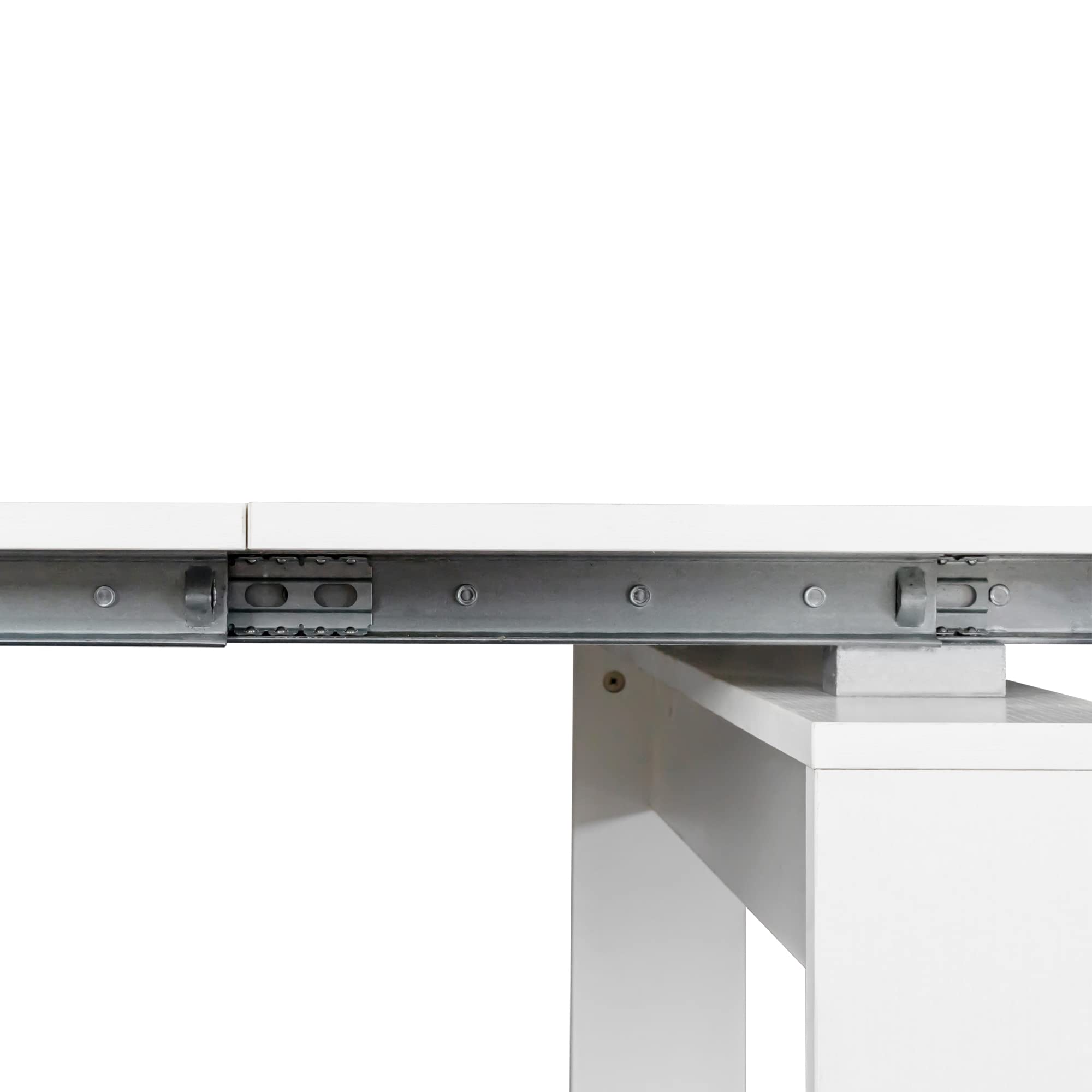 ShopBOPP Expandable Dining Table - Wood Extendable Kitchen Table Transformer for Long Dining Room