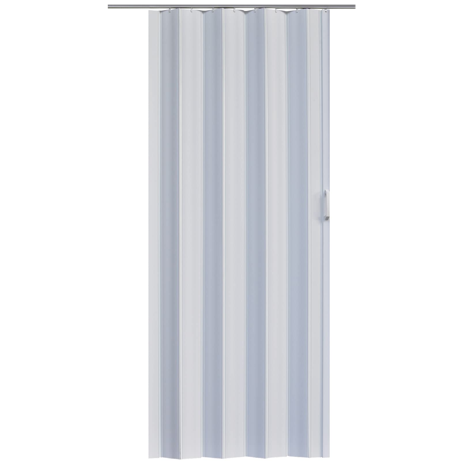 Accordion Door, Interior Folding Door, 36" X 80" Sliding Door, Multifold Bifold Closet Doors for Bedrooms,Home,Office (Lily White)