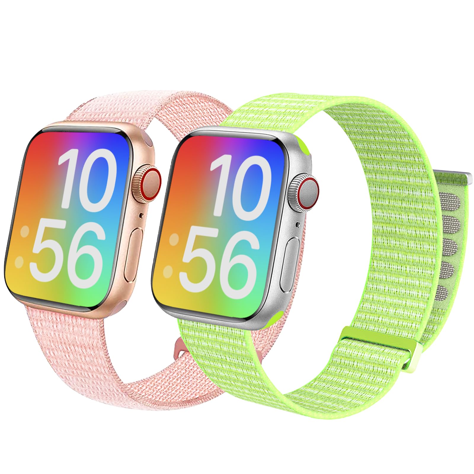 Compatible with Kids Apple Watch Band, Breathable Soft Nylon Loop Strap for Boy Girl, Compatible with iWatch Series 9/8/7/6/5/4/3/SE/SE2 38mm 40mm 41mm & 42mm 44mm 45mm