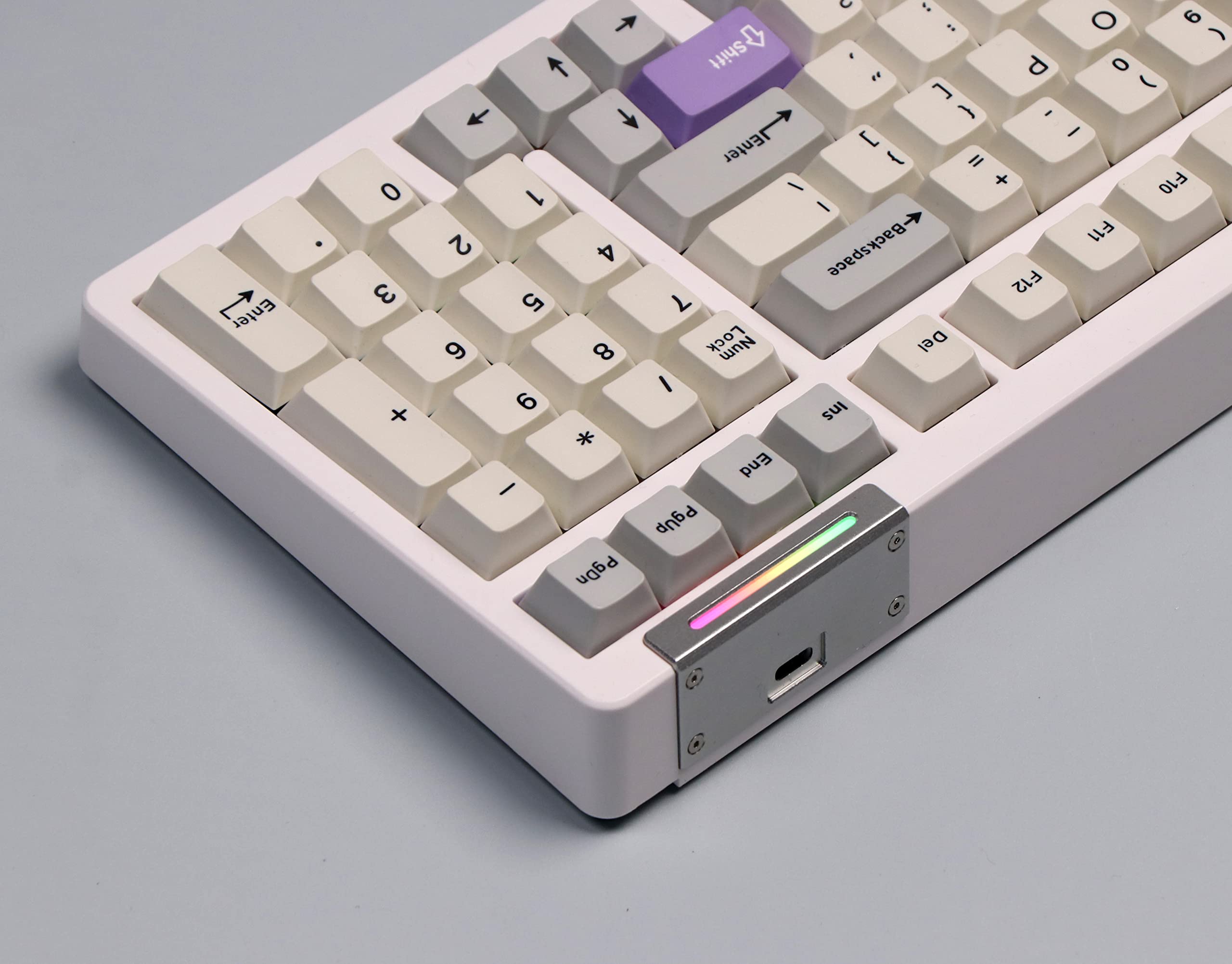 EPOMAKER CIDOO ABM098 1800 Compact VIA Gasket Mount Hot Swap Bluetooth 5.0/2.4Ghz/Type-C Mechanical Keyboard, with Poron Foam, South-Facing LEDs and Metal Knob for Mac/Win(ABM098 Matte Linear Switch)