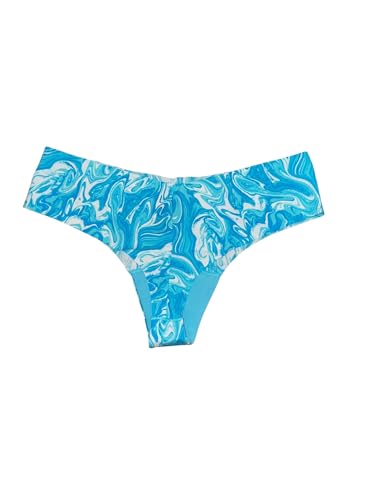 Victoria's Secret Pink No Show Thong Panty/Underwear Multicolor New (as1, alpha, x_l, regular, regular)