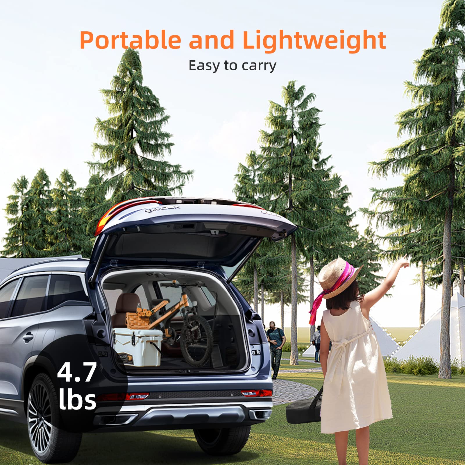 Portable Projector Screen 60inch,Movie Projection Screen,Indoor Projector Screen and Stand, 16:9 Projector Screen 4K HD Wrinkle-Free Lightweight