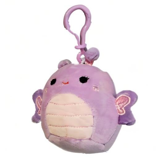 Squishmallows 3.5" Clip-On Brenda The Butterfly