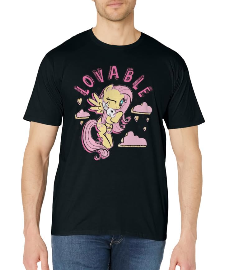 My Little Pony: Friendship Is Magic Fluttershy Lovable Logo T-Shirt