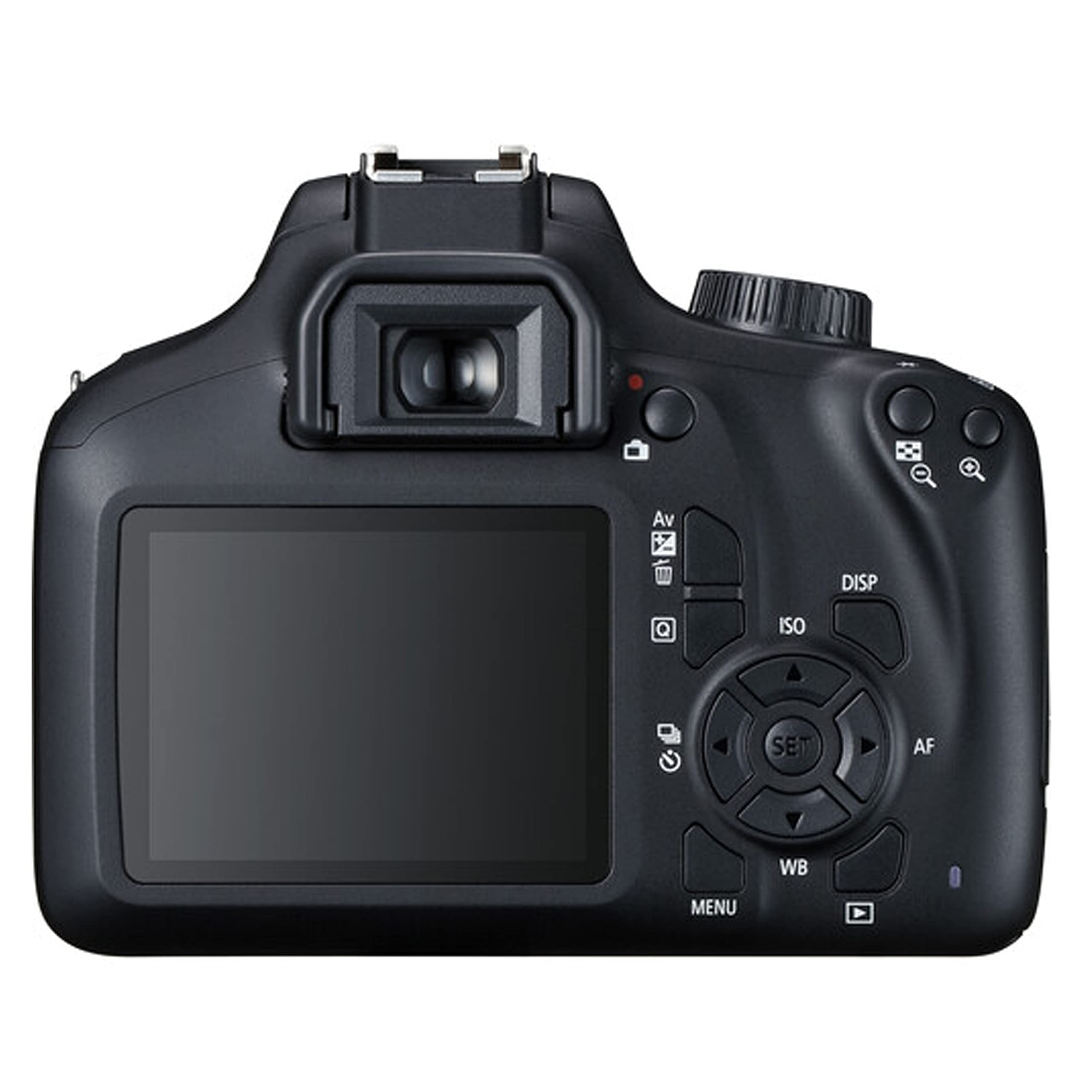 Canon EOS Rebel T100 DSLR Camera w/EF-S 18-55mm f/3.5-5.6 III Lens + EF 75-300mm f/4-5.6 III Lens + 2X 64GB Memory + Case + Filters + Tripod + More (35pc Bundle) (Renewed)