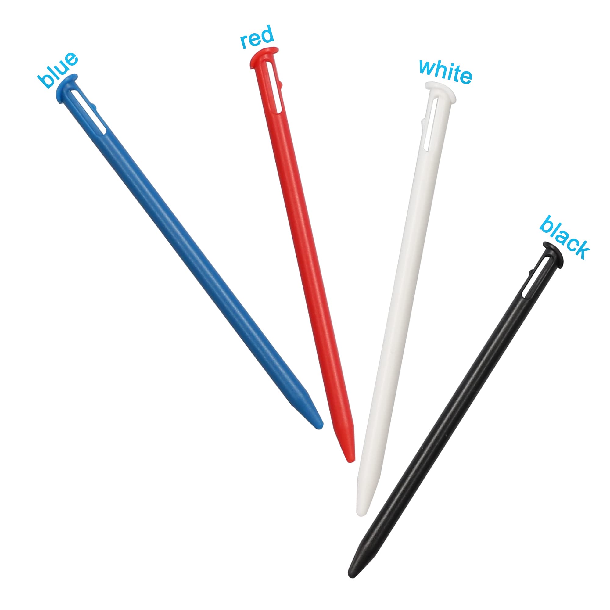 New 3DS Stylus Pen, Xahpower Replacement Stylus Compatible with Nintendo New 3DS, 4 in 1 Combo Touch Styli Pen Set Multi Color for New 3DS