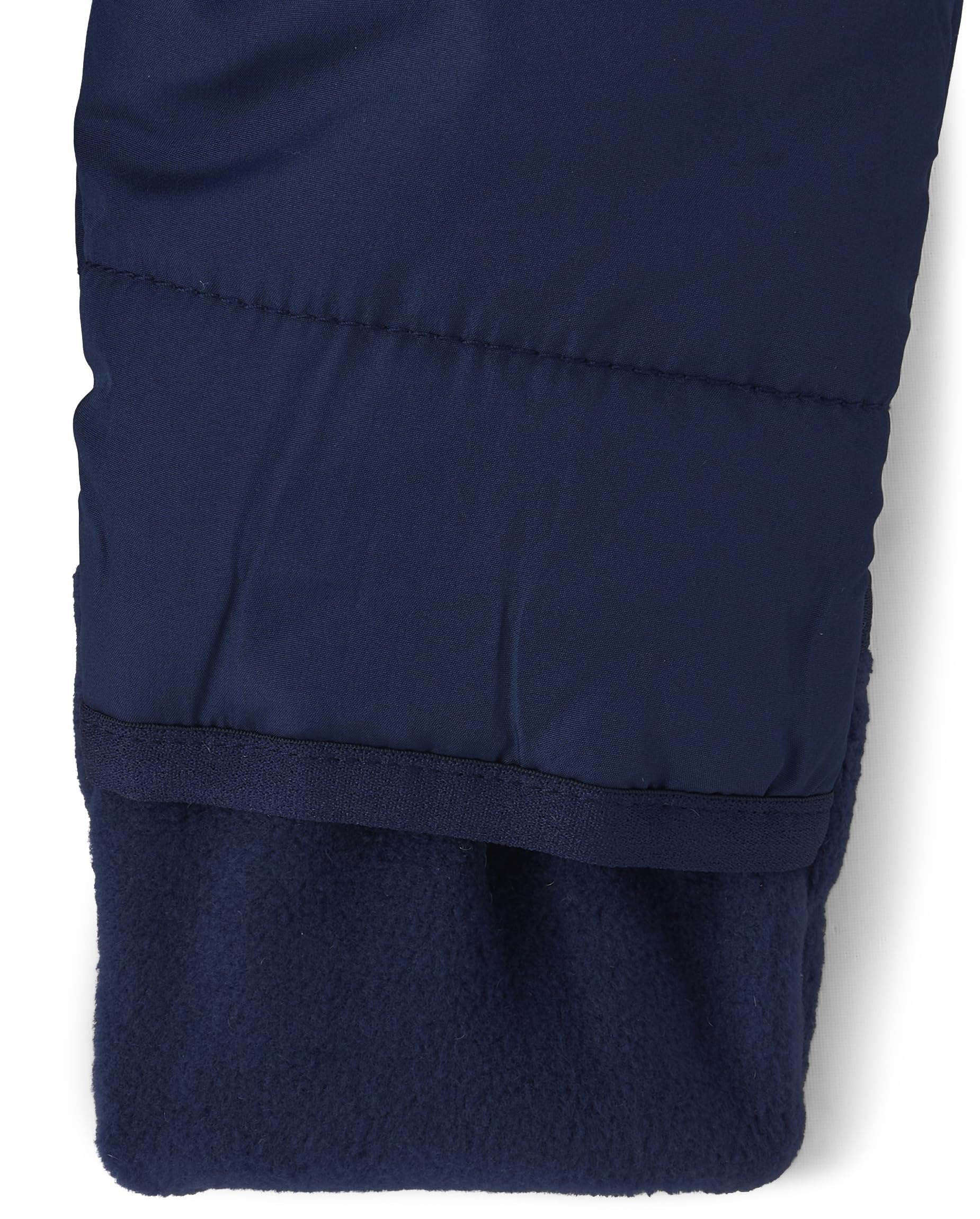 The Children's Place,and Newborn Fleece Hoodie Zip-front Snowsuit Bunting,TIDAL,12-18 MONTHS