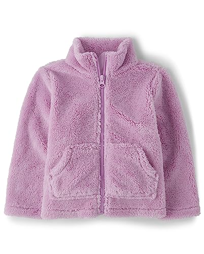 The Children's Place,and Toddler Light-weight, Zip-Front, Jacket,LILAC DUST,18-24 Monts