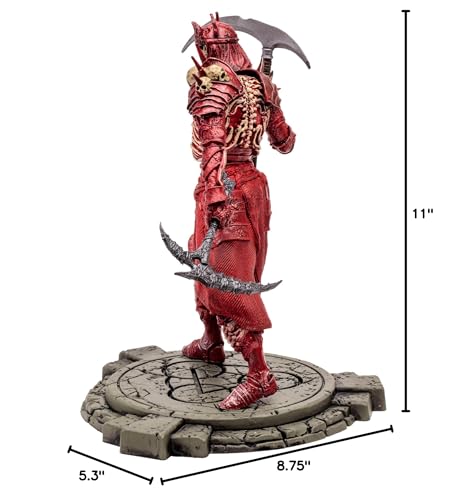 McFarlane Toys - Diablo IV Rend Barbarian and Blood Necromancer 2pk Gold Label 1:12 Scale Posed Figures, Gold Label, Amazon Exclusive