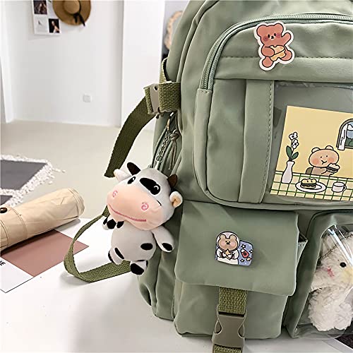 Sunny Fanny OU Aesthetic Backpack.Japanese Kawaii Backpacks School Bag With Pendant. Small Backpack. School Supplies