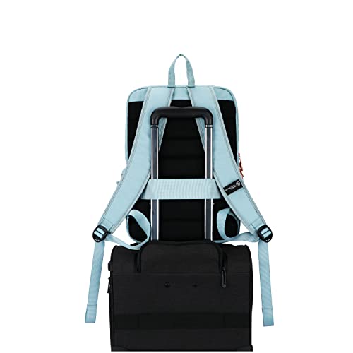 Swissdigital Katy Rose Backpack Features A World First: Locate Your Backpack With Apple "Find My" Network, Built-in Charging Port, Built In Patented Zen Massage, RFID Protection