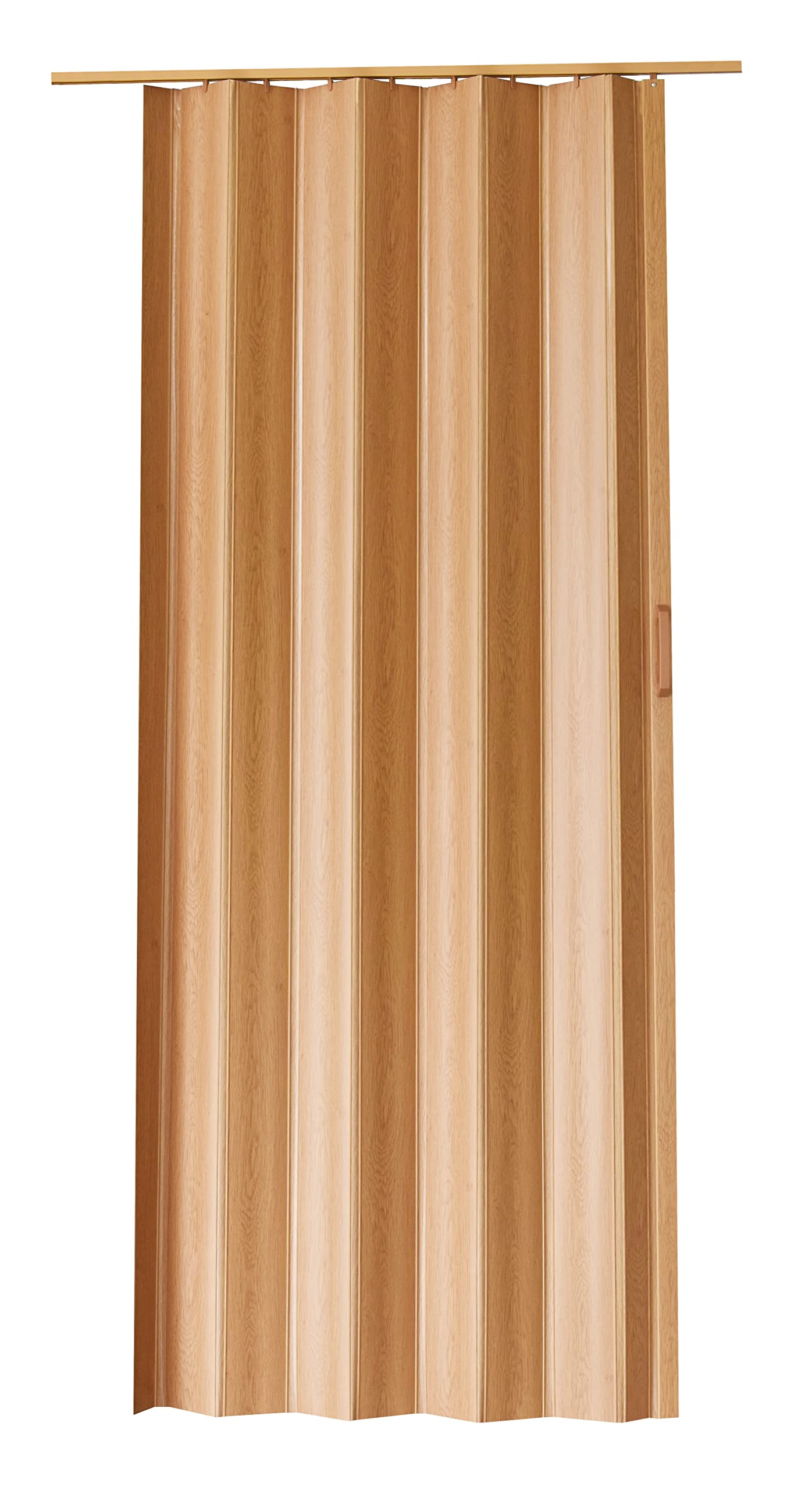 Accordion Door, Interior Folding Door, 36" X 80" Sliding Door, Multifold Bifold Closet Doors for Bedrooms,Home,Office (Walnut)