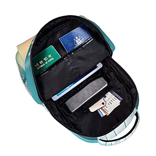 Hawaii Tropical Palm Tree Backpack Hawaiian Laptop Backpack Casual School Bag Hiking Travel Bookbag for Men Women Girls Boys