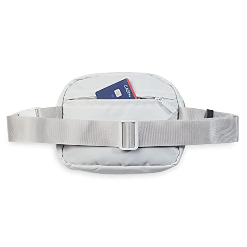 Gaiam Sidekick Waist Pack - Storage Belt Bag for Women And Men - Adjustable Belt With Lightweight Pouch For The Gym & Studio, Dovetail