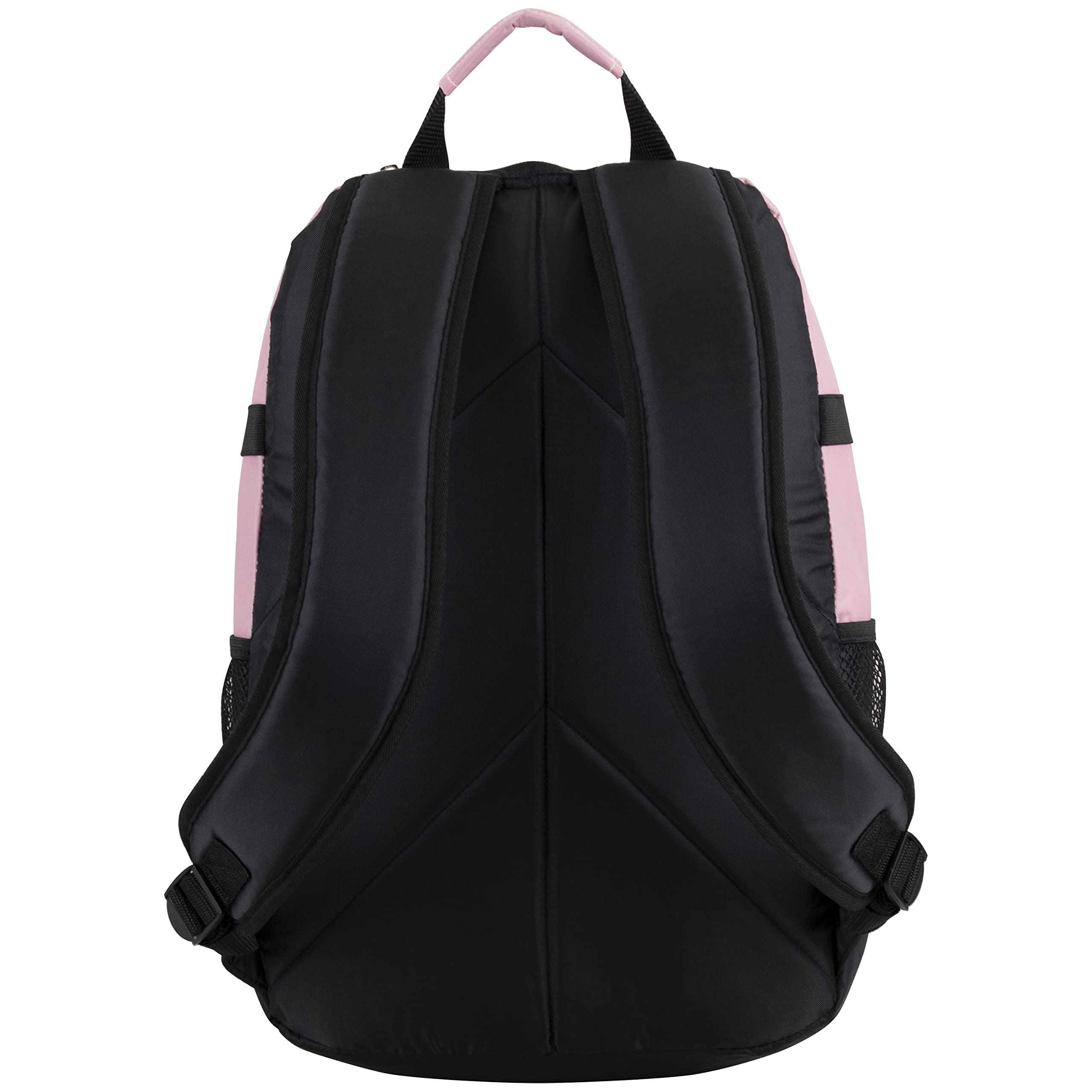 FUEL Hiking Backpack for Women Men Terra Sport, Travel, College, Gym, Work with Laptop Sleeve, Bungee, 18 Inches, Pink
