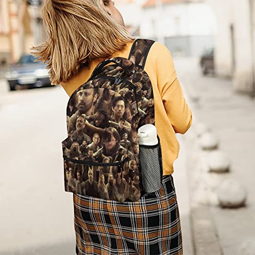 Women Backpack The Apocalyptic Walking Horror Drama Dead Bag Extra Large Daypack Creative sports Bag Classical Basic Travel Backpack