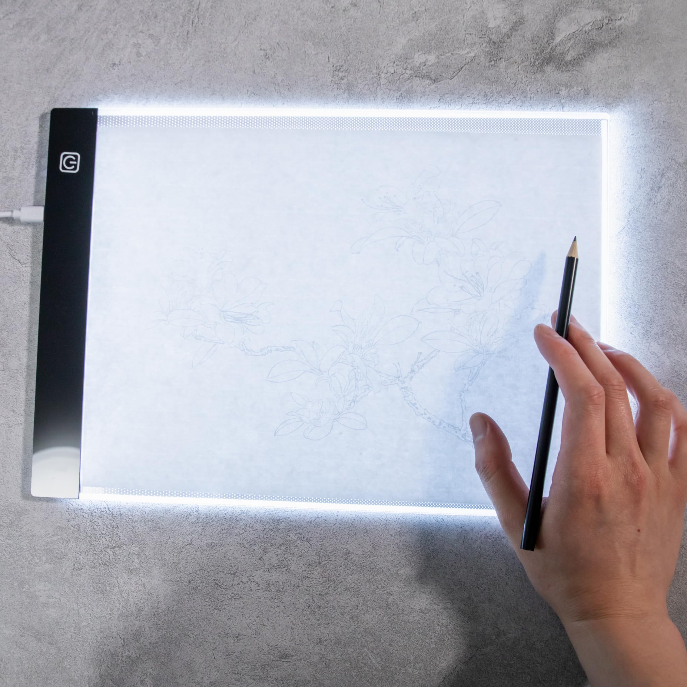 A5 LED Copy Board, Light Tracing Box, A5 Diamond Painting Light Pad Kit,Small LED Trace Light Board for Diamond Artcraft Copy Table
