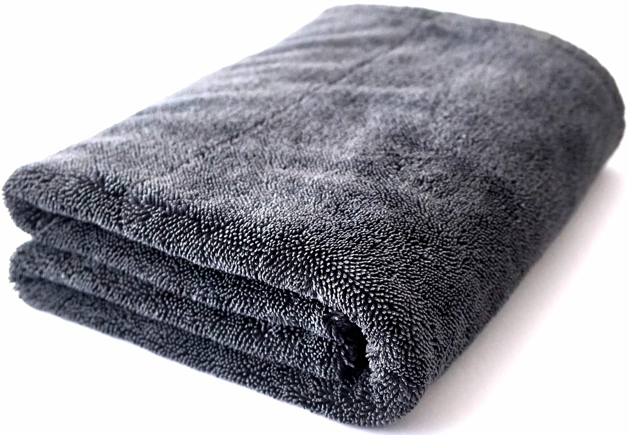 Extra Large Premium Microfiber Towels for Car Detail Streak Free, Holds Up to 9 lbs, 1400 GSM Ultra Soft, Super Absorbent, Twisted Loop Design, One-Pass Auto Car Drying Towel, Trucks, SUVs, 24" x 36"
