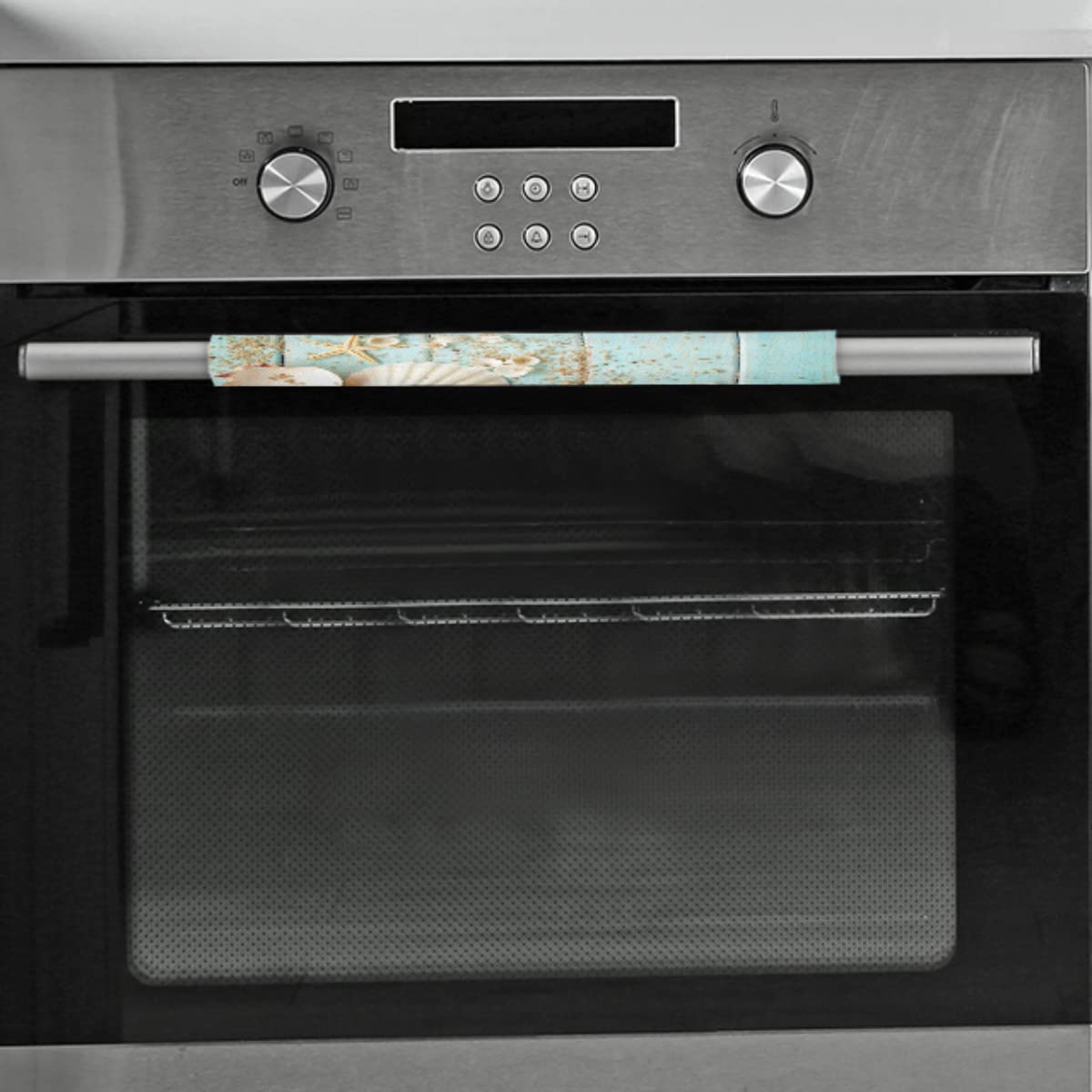 Refrigerator Door Handle Covers Set of 2 Summer Beach Wood Texture Washable Fridge Dishwasher Mocrowave Oven Door Decor Protector Handle Cover Keep Your Kitchen Appliance Clean from Food Stains
