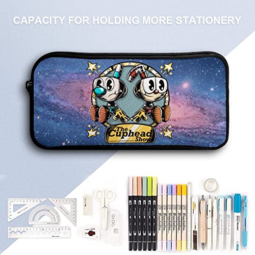 Cartoon 3 Piece Backpack Set Laptop Rucksack & Insulated Lunch Bag & Pencil Case 3 in 1 Gifts for Boys Girls