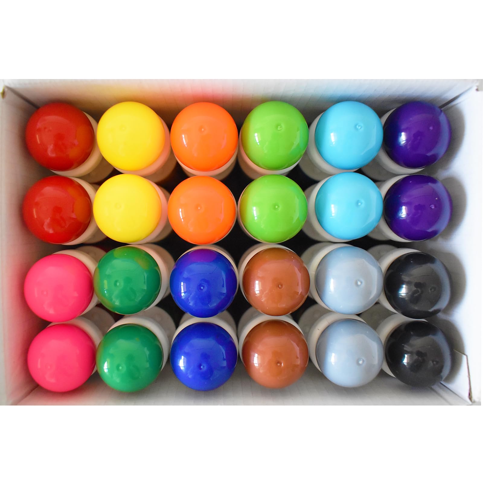 Yuanhe Bingo Daubers Dot Markers - Mixed Colors Set of 24 Pack-12Colors