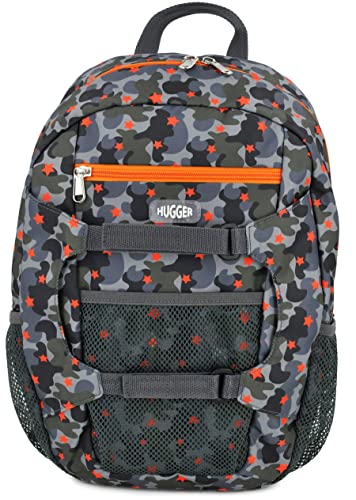 Hugger Mountaineer Backpack Lightweight Toddler Preschool Backpack for Boys ,Girls,school backpacks for kids bookbag for boy 6-8 (Desert Star Camouflage )