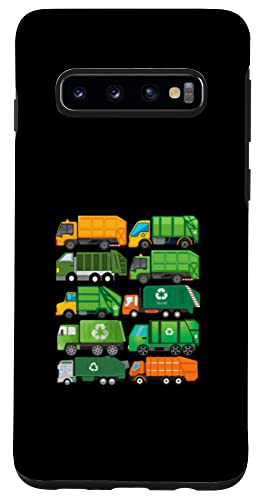 Galaxy S10 Garbage Truck Recycling Day Trash Waste Separation Birthday Case