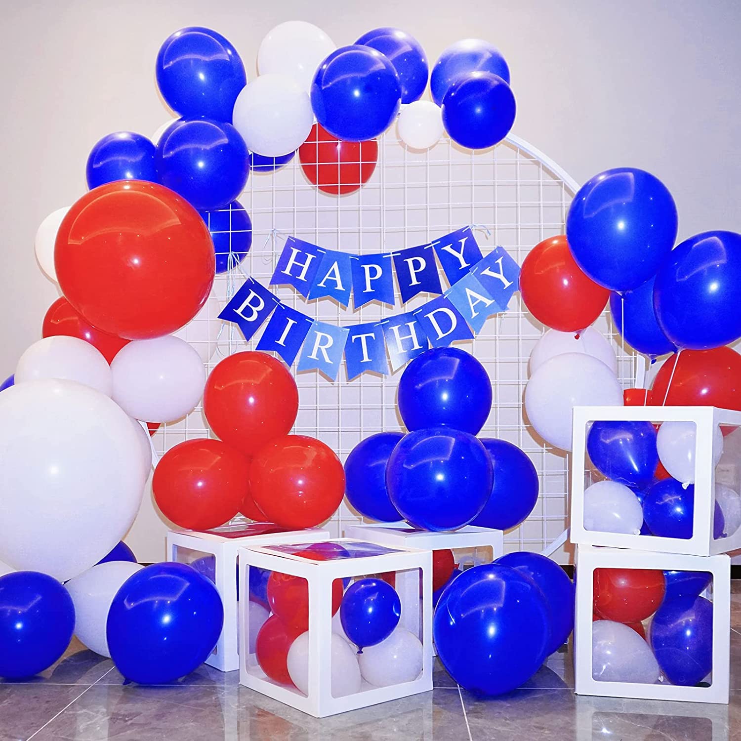 Royal Blue Balloons,100pcs Blue Balloons 12inch latex Thinck Balloons for Kid's Birthday Party Wedding Decorations