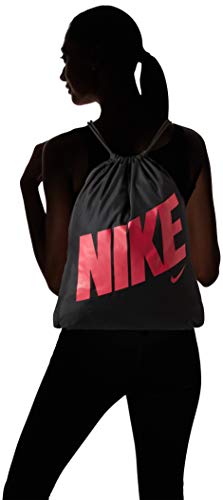 NIKE Youth Gymsack GFX Bag, Black/Black/Rush Pink, Misc
