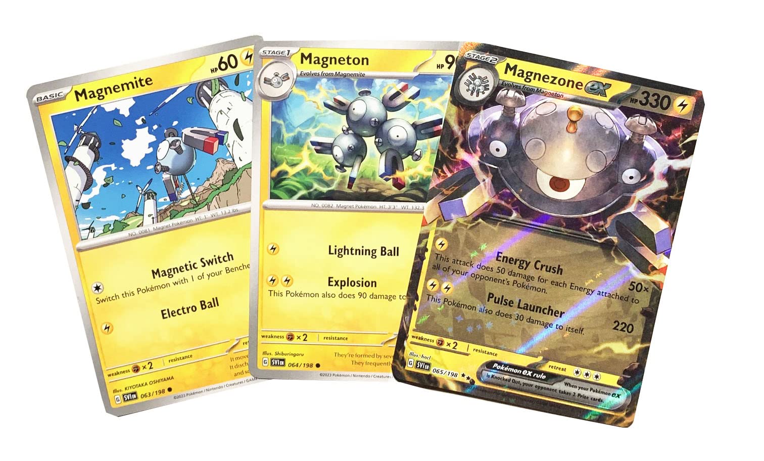 Magnezone ex 065/198 - Scarlet & Violet - Pokemon Evolution 3 Card Set
