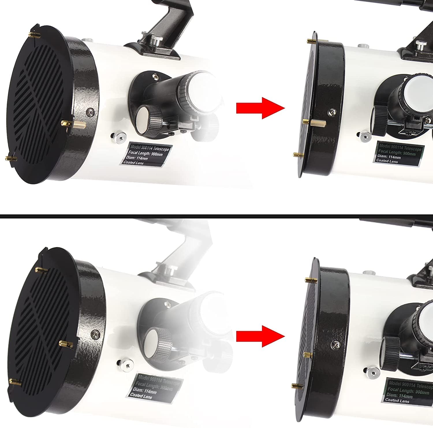 Bahtinov Mask Focusing Mask for Telescopes, CelticBird 100mm Telescope Focusing Mask for a Tube Outer Diameter from 95mm-145mm