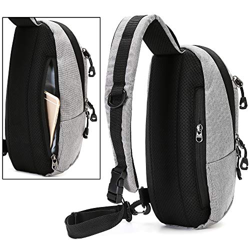 AmHoo Sling Backpack Anti Theft Waterproof Crossbody Bag Fashion Daypack Blue
