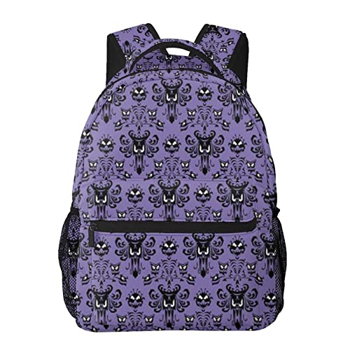 VGFJHNDF Casual Backpack Haunted Mansion Laptop Backpack Business Travel Anti Theft Durable Casual Daypack Bag for Men Women School