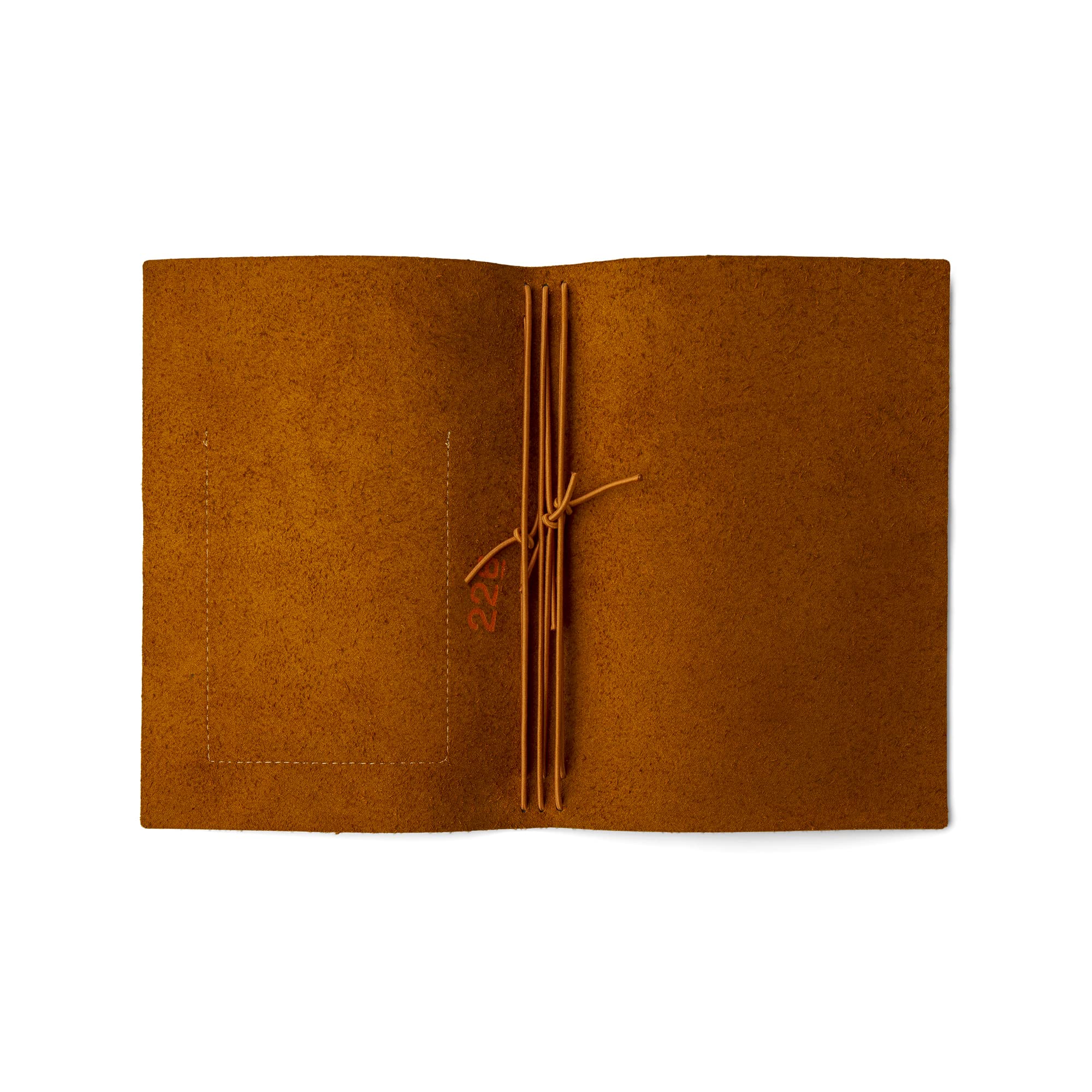 Pluma Paper Company Crazy Horse Leather A5 Traveler's Notebook Cover with Pocket A5 (A5, Light Brown)