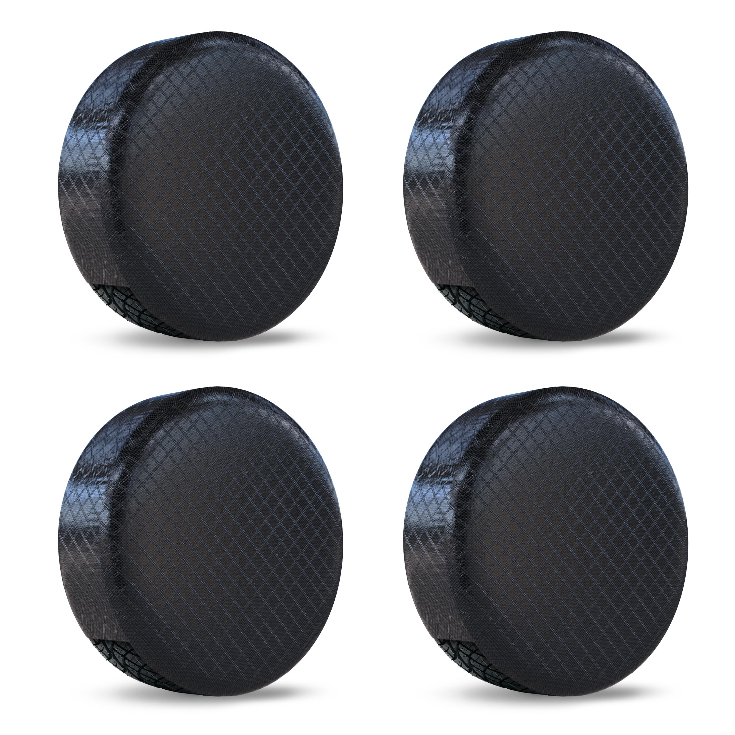 Autotech Park Protective Tire Covers 4 Pack for RVs, Trailers, Campers, SUVs, and Trucks. Oxford Material for Ultimate Protection in All Seasons. Durable Covers for Tires with 27-29 Inches Diameter
