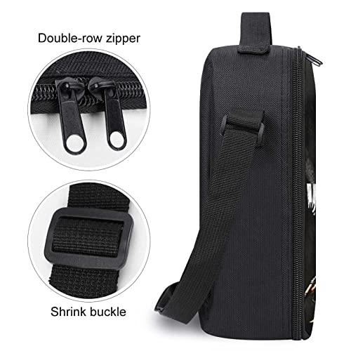 Waterproof Reusable Insulation Lunch Bags The Apocalyptic Walking Horror Drama Dead Lunch Bag Fruit Tote Warm Pouch for Return Gift Lunch Box with Adjustable Shoulder Strap Ages 12-18 years old