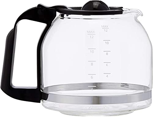 Nozaya 12-Cup Countertop Coffee Maker - for 8-10 People, Easy to Clean, Black