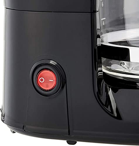 Nozaya 12-Cup Countertop Coffee Maker - for 8-10 People, Easy to Clean, Black